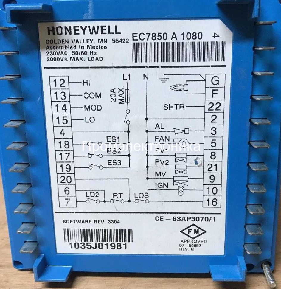 Контроллеры Honeywell EC7850A1080 – Официальный дистрибьютор ...